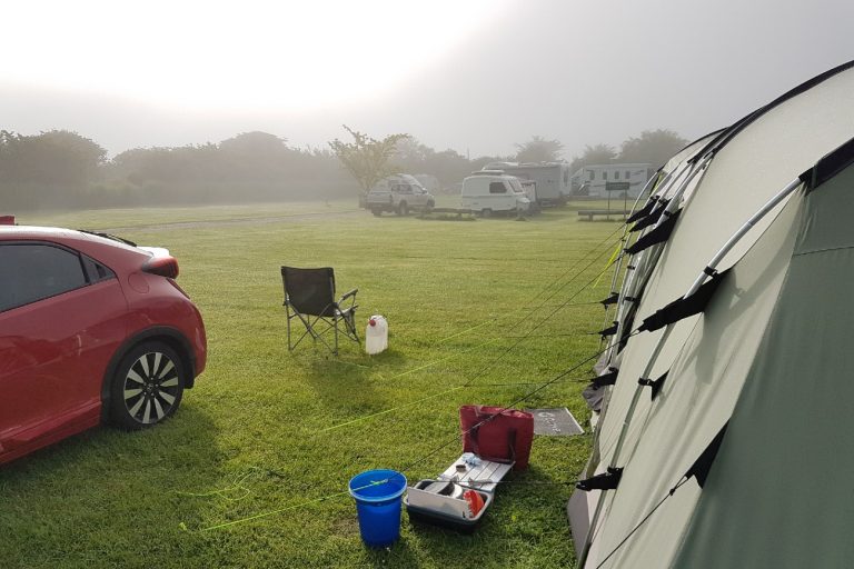 Camping in Ballamoar and Silly Moos campsites in the Isle of Man ...
