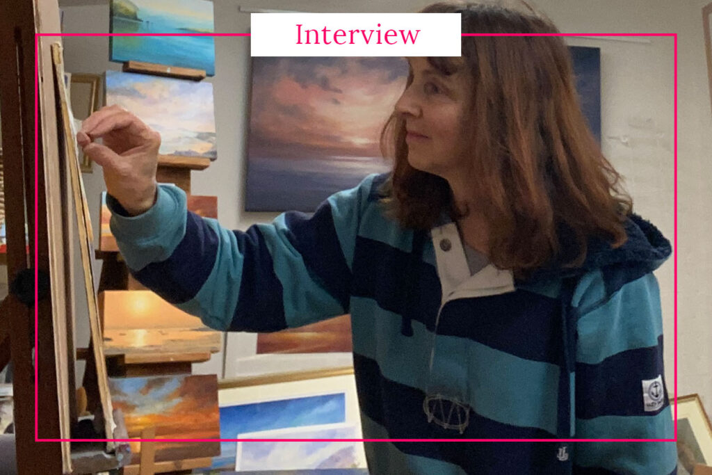 Interview with Wendy Griffin - Artist living in Guernsey - Virtual Bunch
